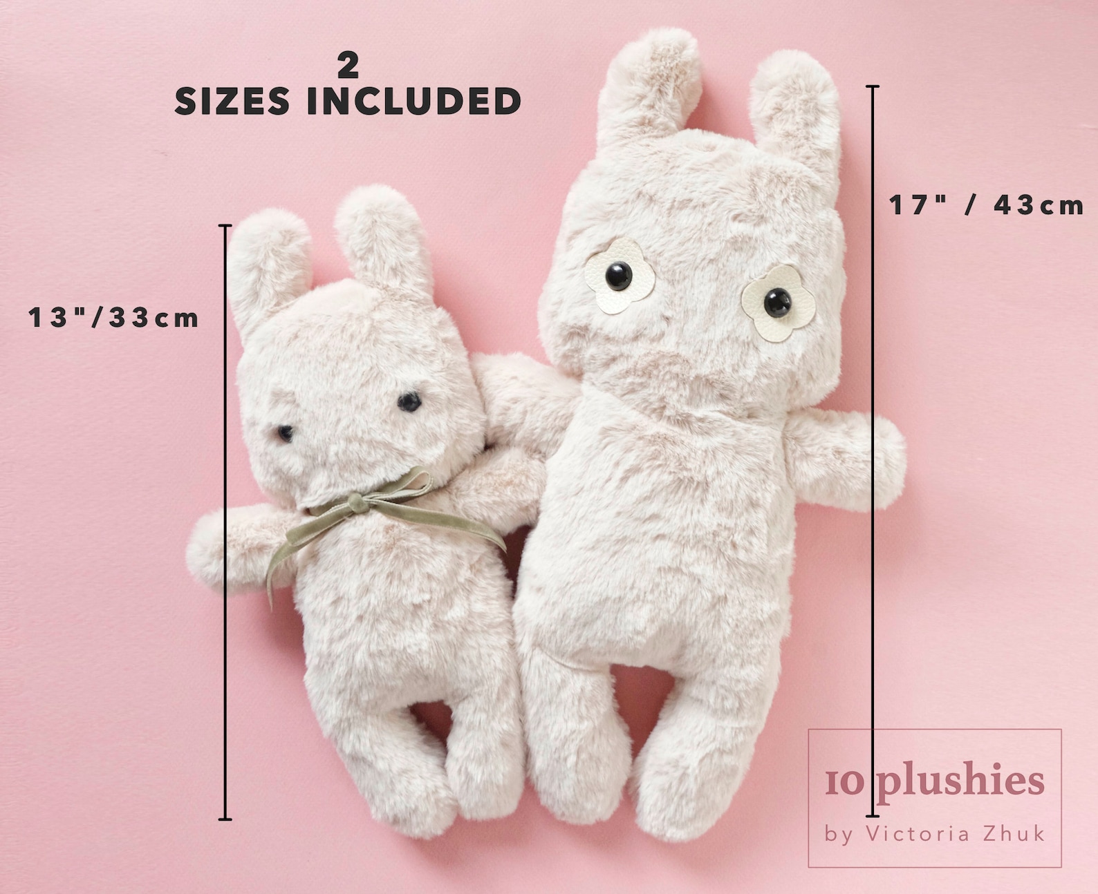 Simple Bunny Plushie Sewing Pattern PDF Instant Download - Etsy