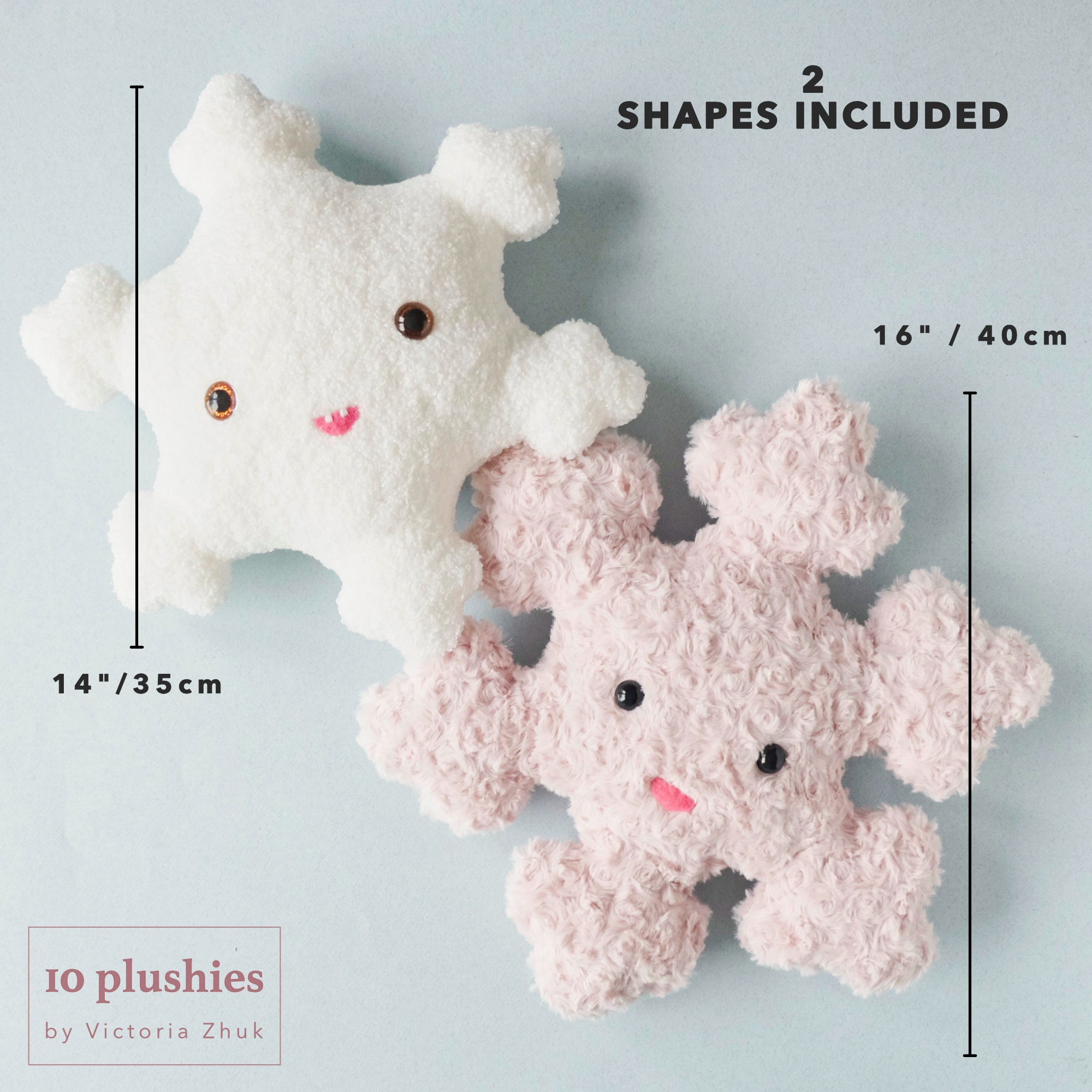 Snowflake Plushie/pillow Sewing Pattern and Instructions. - Etsy