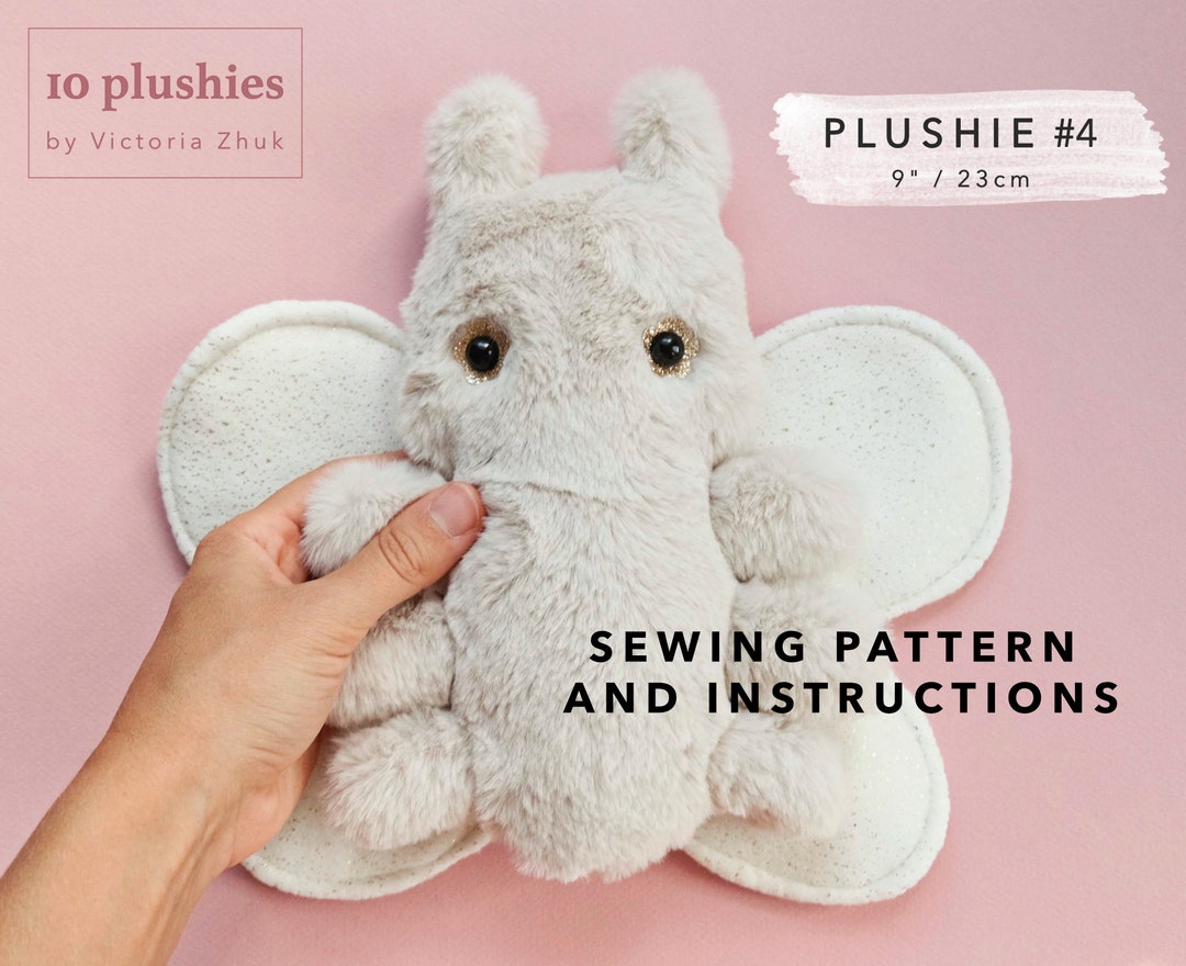 Butterfly Moth Plushie Sewing Pattern and Instructions - Etsy