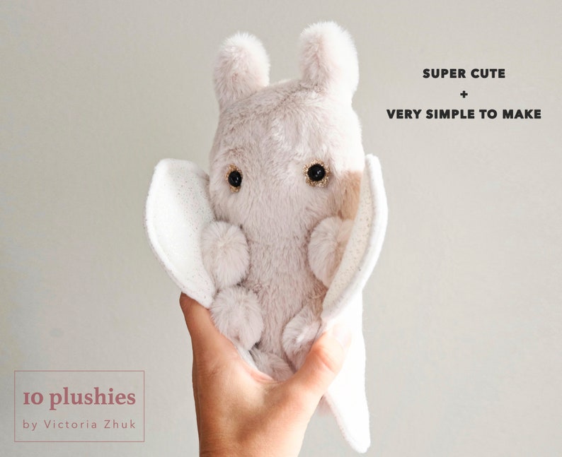 Butterfly Moth Plushie Sewing Pattern and Instructions - Etsy UK