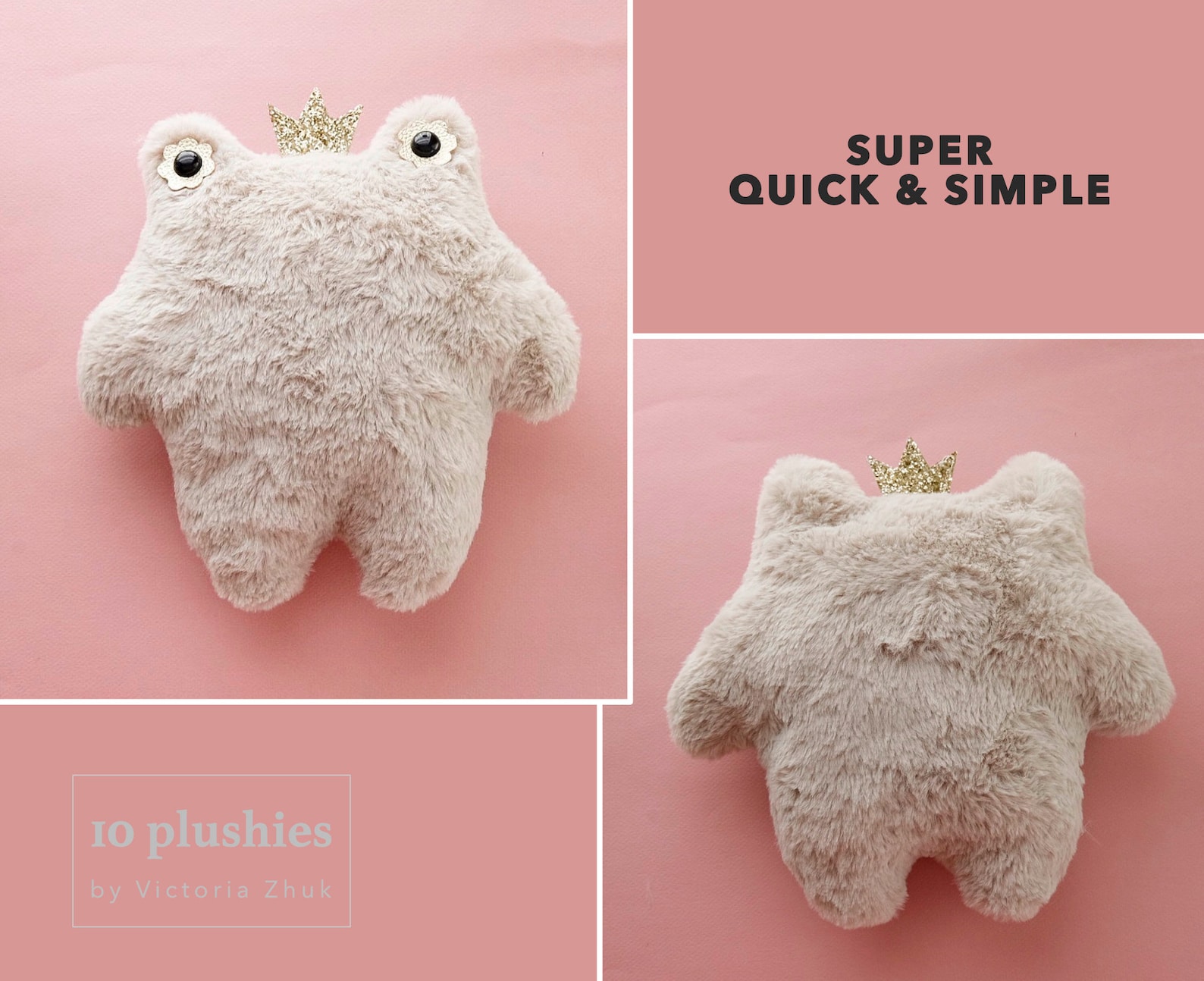 Simple Plushie Sewing Pattern PDF Instant Download - Etsy