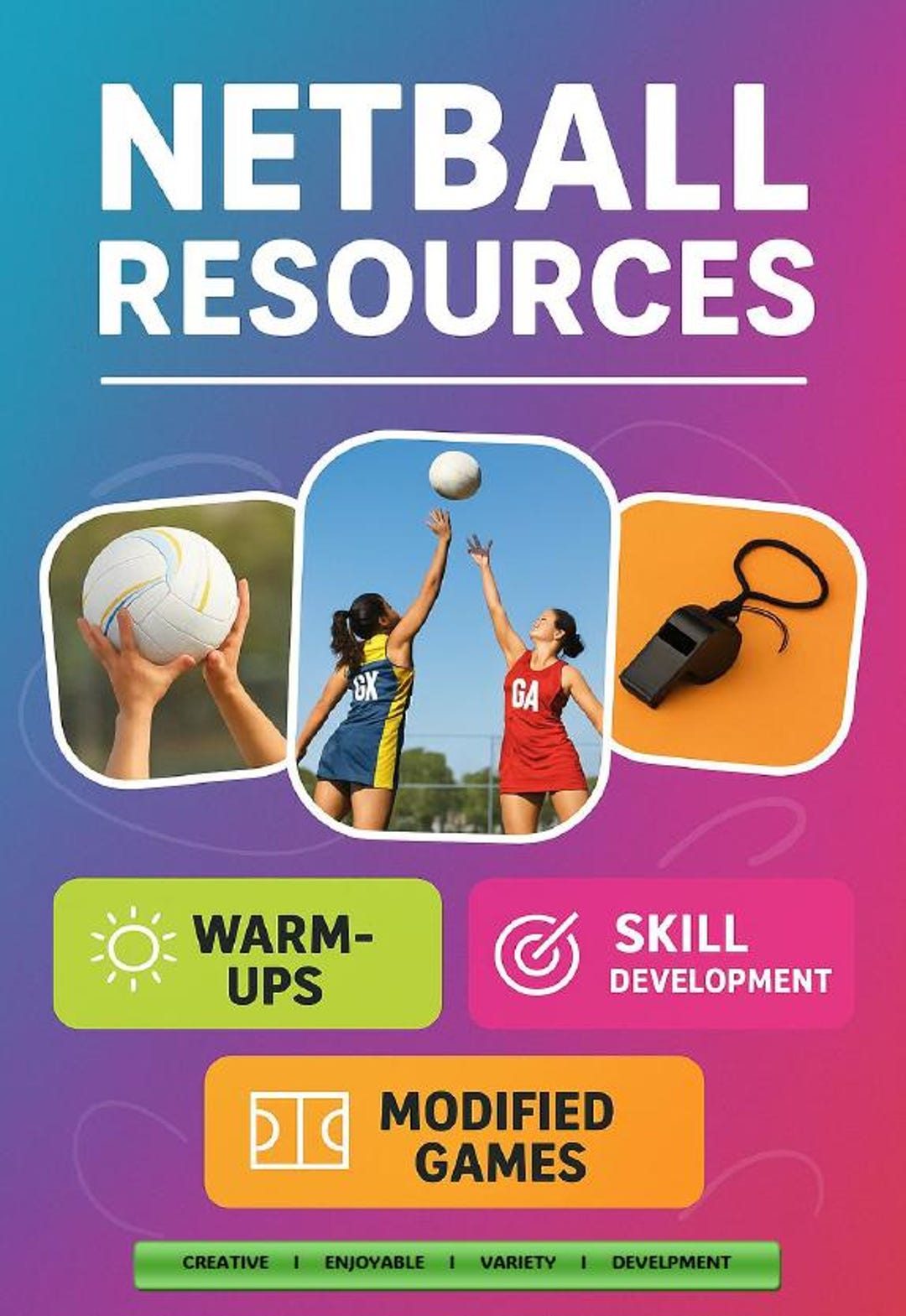 Netball Games and Drills Resource | 63 Warm-ups, Skills, Stretching ...