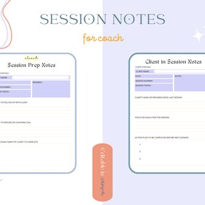 Coaching Session Toolkit | Life Coach Worksheets | Client Coaching ...