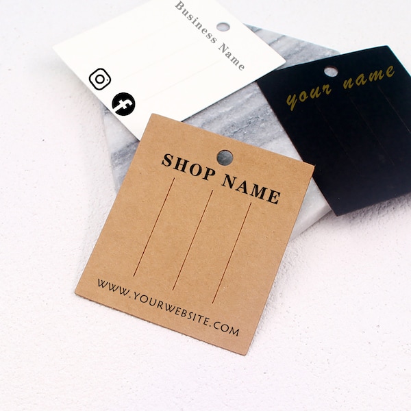 Hairclip Packaging Cards - Etsy