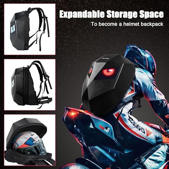 Led Bagpack | Led Eyes Bagpack | Led Motorcycle Bagpack - Etsy