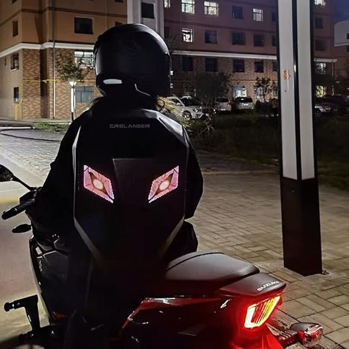 Led Bagpack | Led Eyes Bagpack | Led Motorcycle Bagpack - Etsy