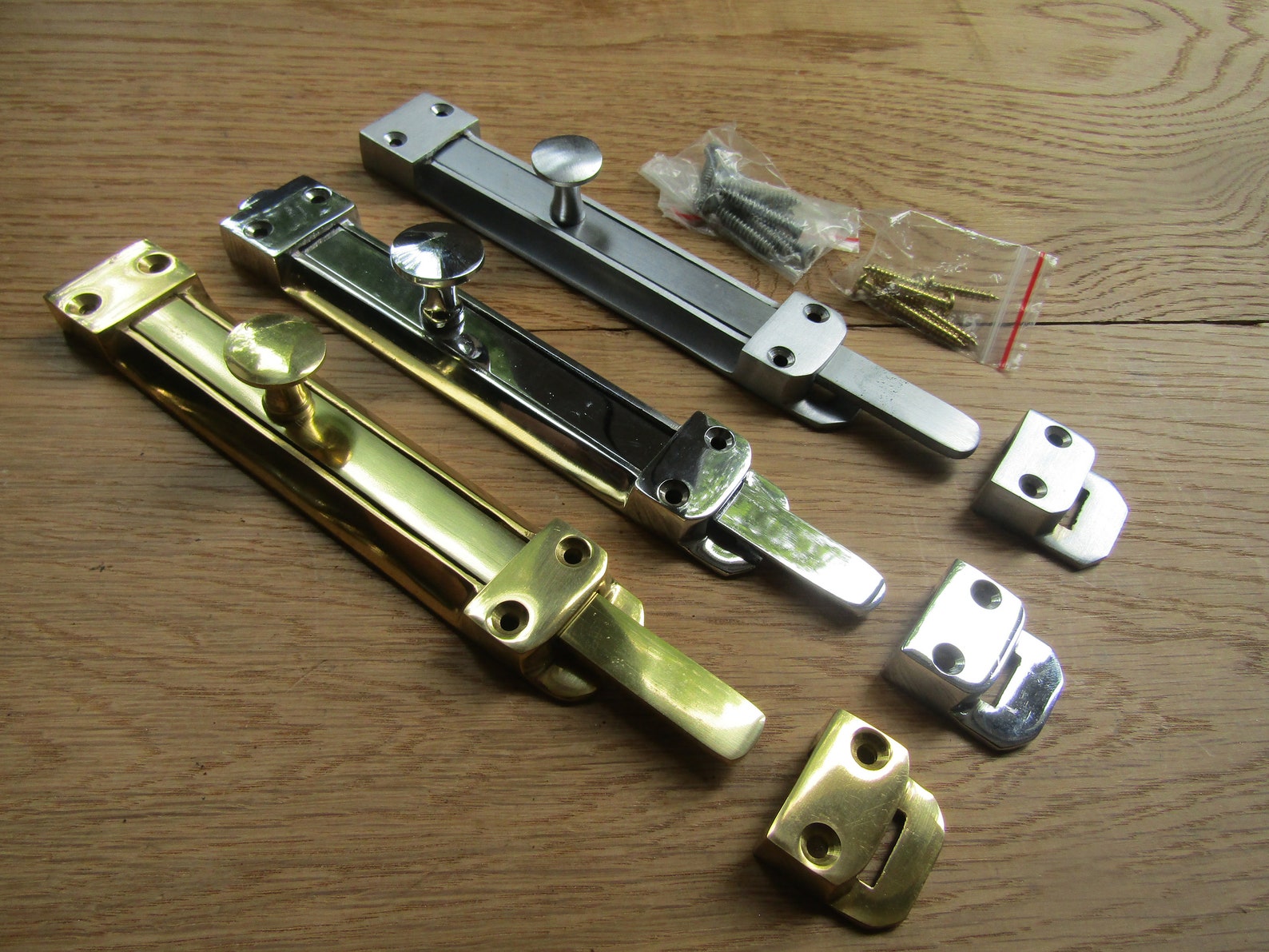 SURFACE DOOR BOLT Tower Barrel Stable Security Slide Shoot Bolt ...