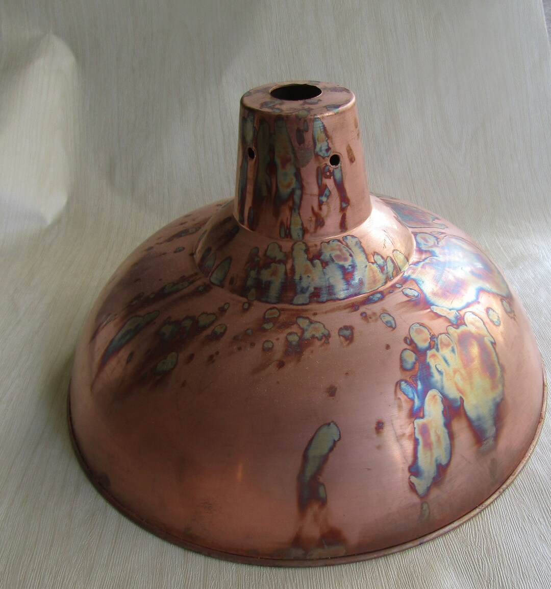 HANDMADE Pendant Light Shade Rustic Industrial Vintage Retro Old ...