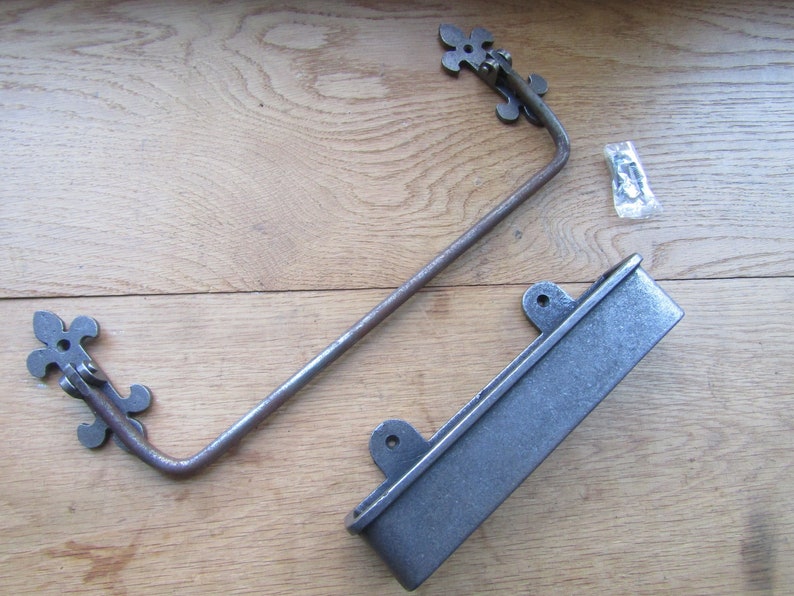 Cast Iron Vintage Rustic Pew Rail UMBRELLA HOLDER Pot Hinge - Etsy