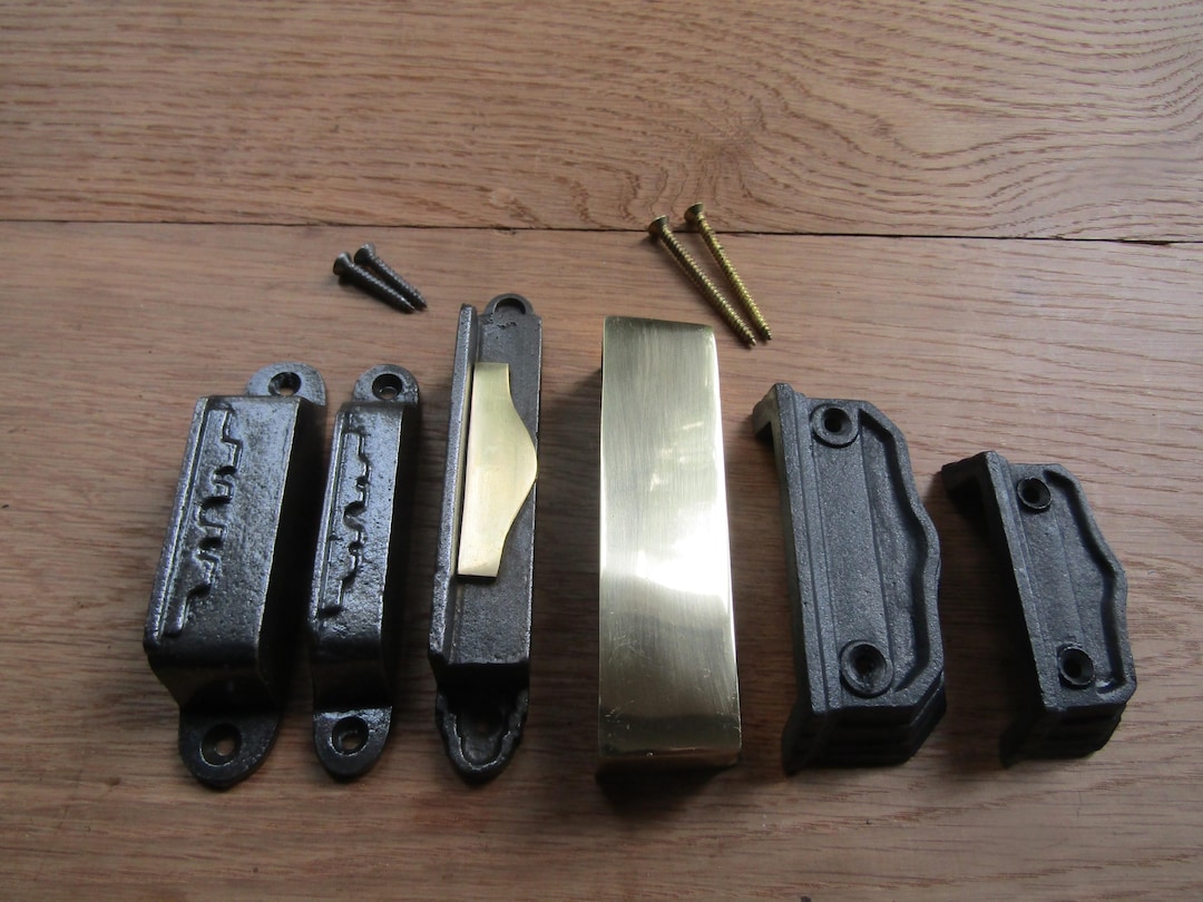 Spare Replacement Old Lock Latch Cast Iron/brass RIM LOCK KEEP Latch ...