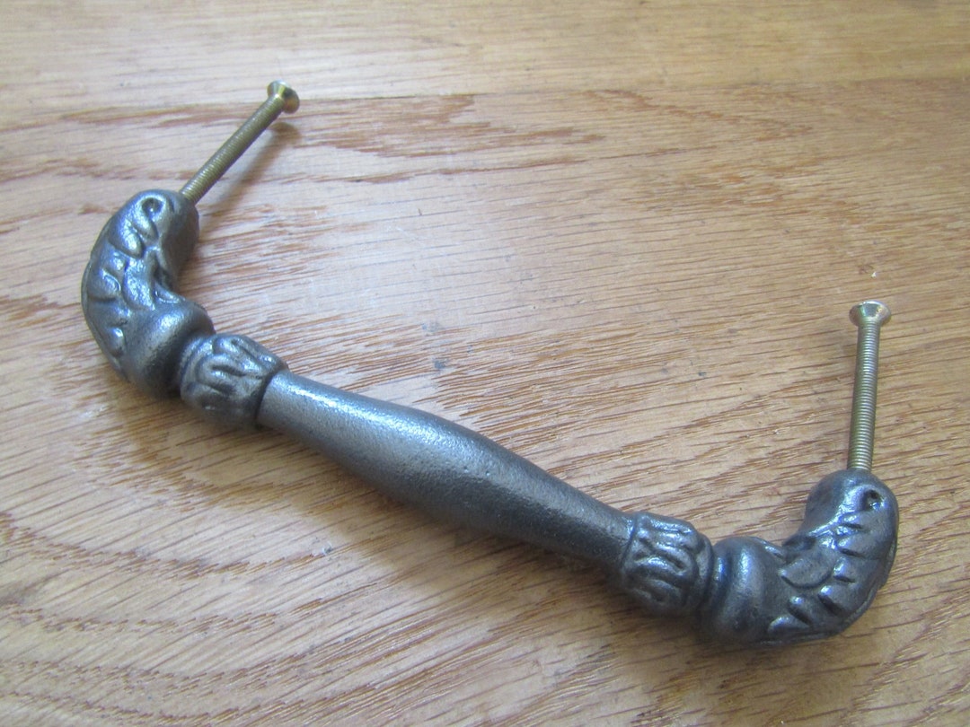 MOSSLEY REAR FIX Handle Heavy Cast Iron Industrial Rustic Vintage Retro ...