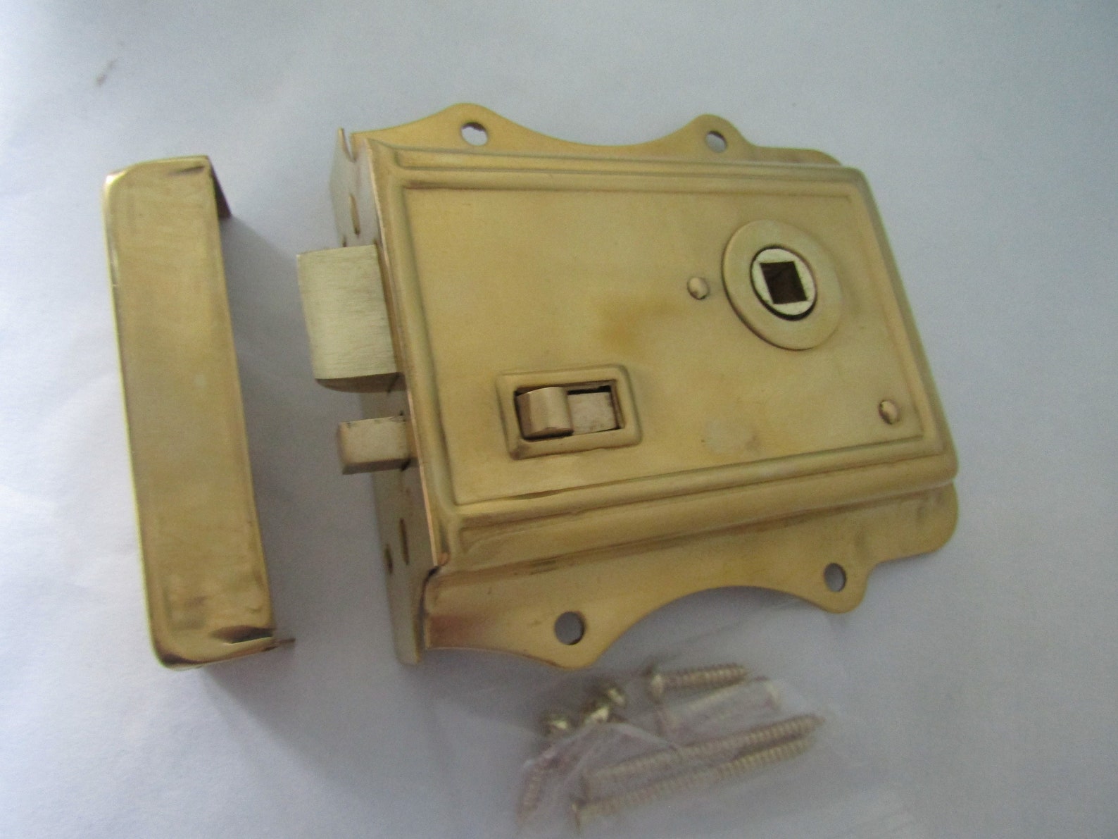 BRASS Door Rim Latch Door Lock Bathroom/ Bedroom Rim Latch - Etsy