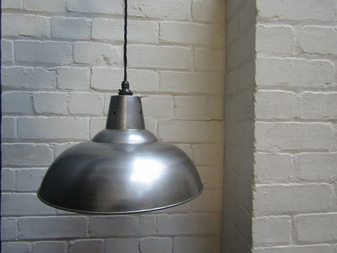 Rustic Steel Metal Light Shade Vintage Retro Old Ceiling Pendant Light ...