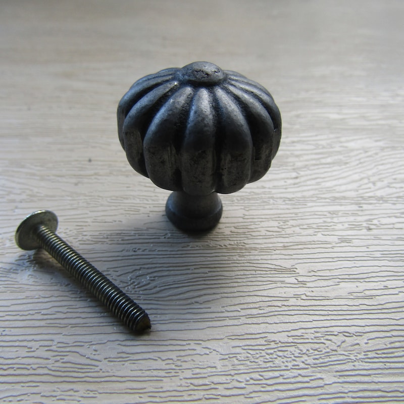 Cast Iron Cabinet Knob - Etsy