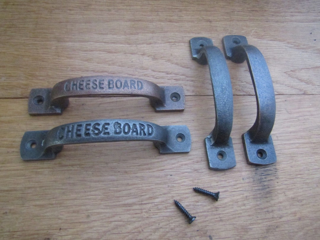 CAST IRON Rustic Kitchen Furniture Cupboard Drawer Cabinet Door Pull ...