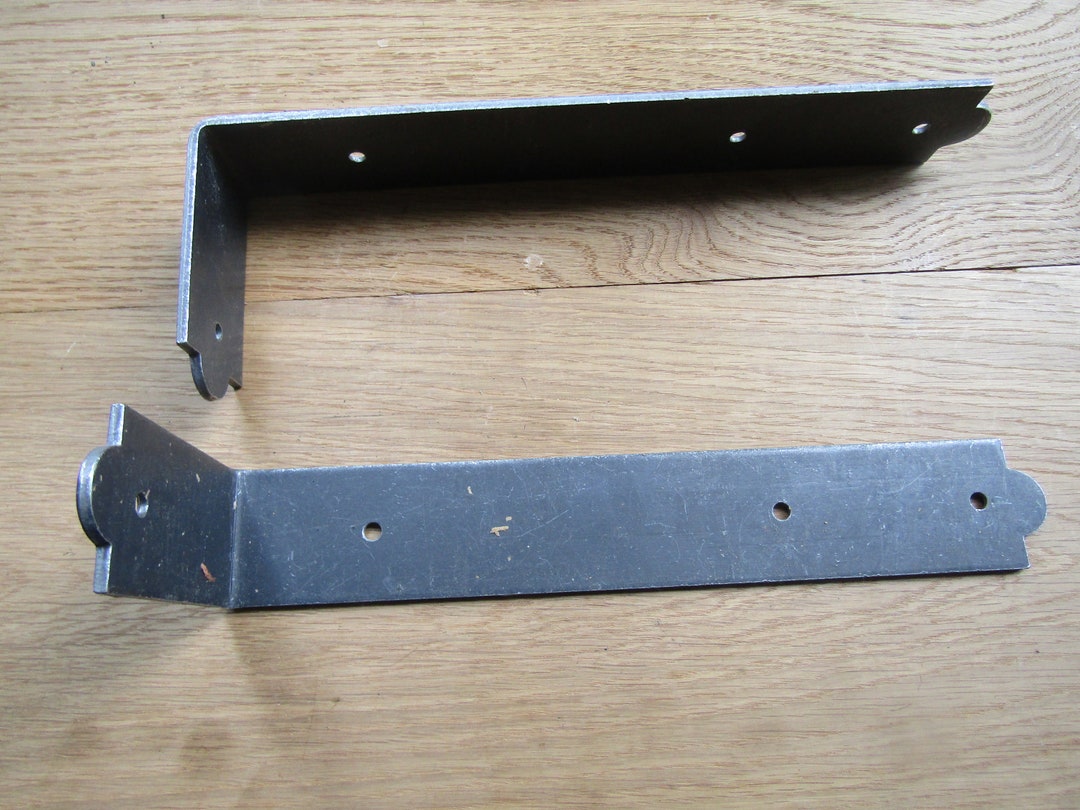 Vintage Rustic Butchers Corners Strap Bracket Plates Brace Bracket ...
