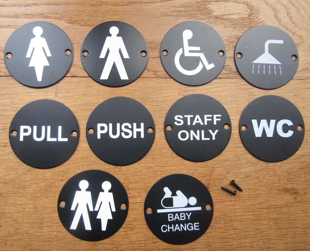 Metal Door Signs Toilets Pub Shop Schools Hotels Business Signs Sign ...