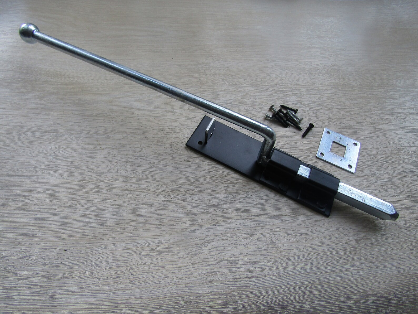 18" Garage Door & Gate Drop Down Floor Ground Bolt Monkey Tail Bolts ...