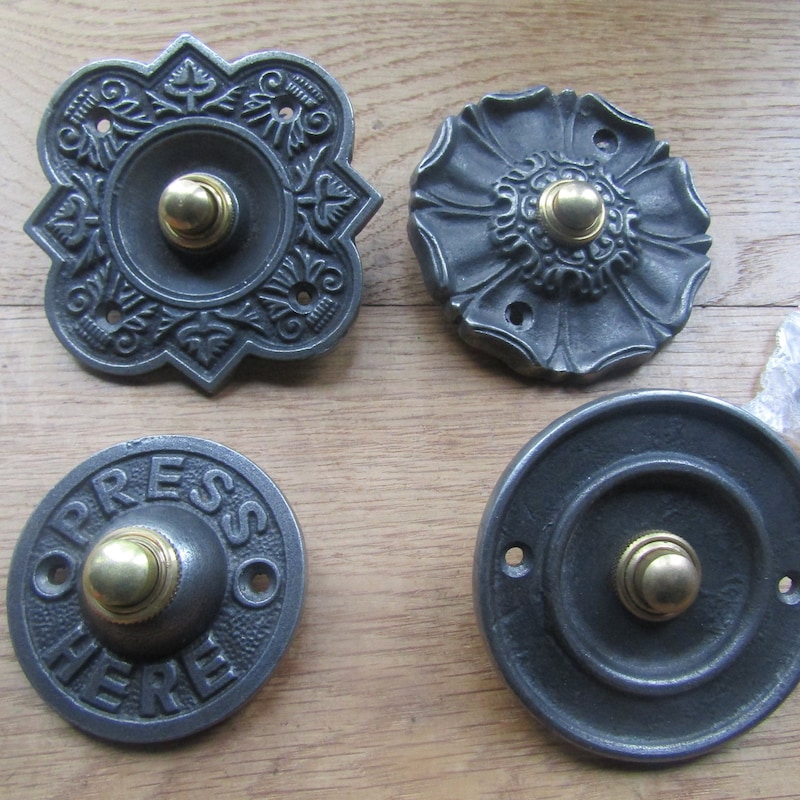 Cast Iron Antique Doorbell - Etsy UK