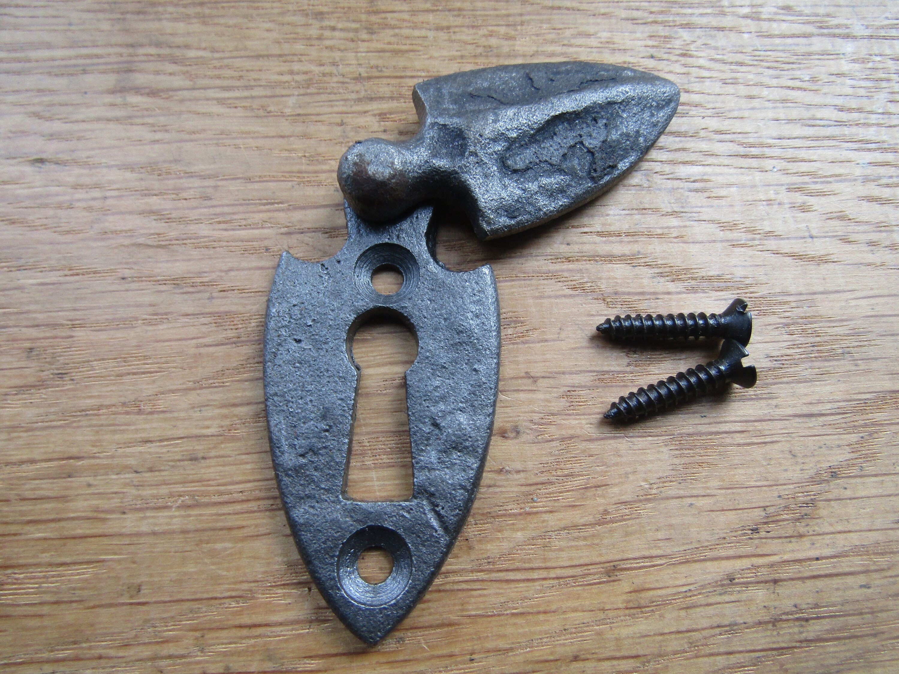 KEYHOLE Cover Escutcheon Key Hole Plate Covered Open Vintage Victorian ...
