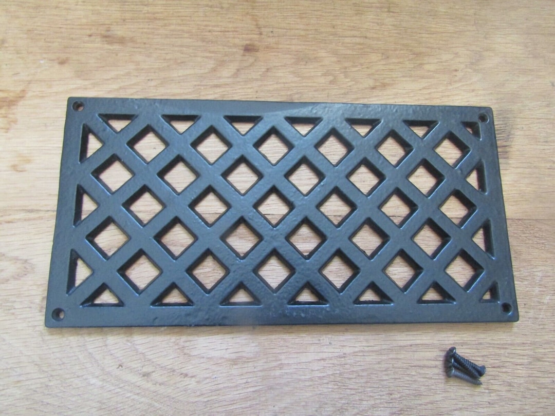 Cast Iron Retro Vintage Rustic Air Vent Ventilation Brick Repair Grille ...