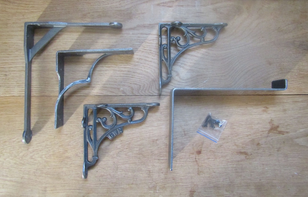 SINGLE Cast Iron Rustic Industrial Vintage Victorian Fancy Scaffold ...