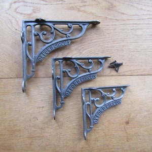 Rustic Iron Shelf Brackets Scaffold Victorian Old Vintage Retro ...