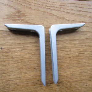 Pair of INDUSTRIAL SHELF BRACKETS Metal Shelving Retro Scaffold Shelf ...