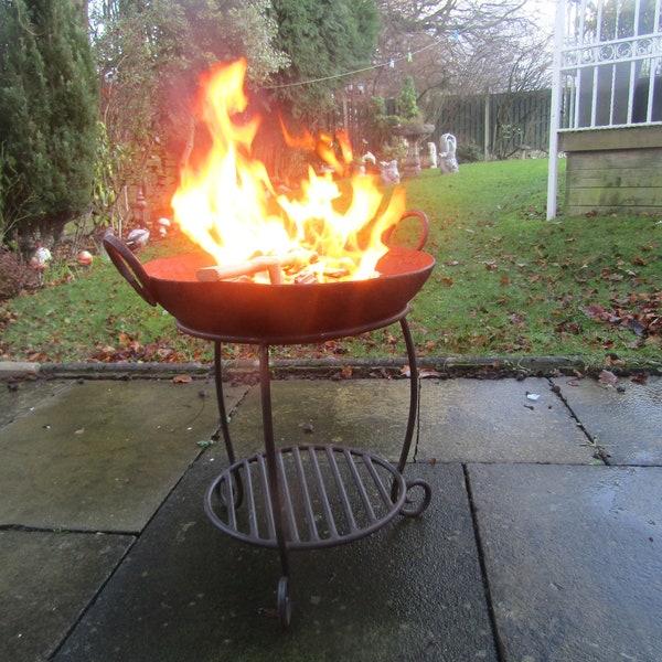 Outdoor Fire Log Stand - Etsy