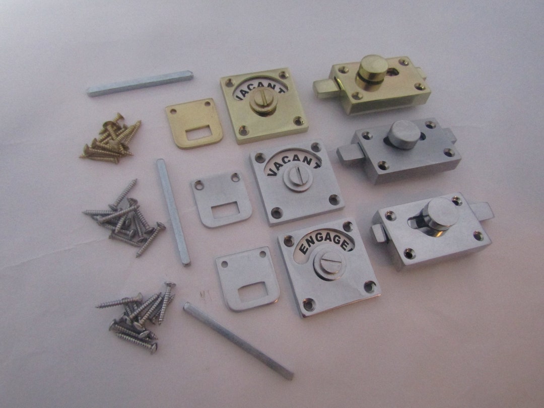 LONDON INDICATOR BOLT Bathroom Toilet Lavatory Wc Door Lock Indicator ...