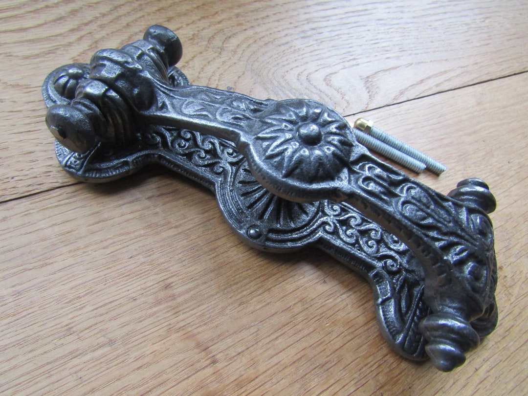 REGENCY Door Knocker Vintage Old Style Cast Iron Rustic Door Knocker ...