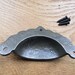 Rustic Iron CUP SHELL Handle Cabinet Handles Vintage Cabinet Ornate ...