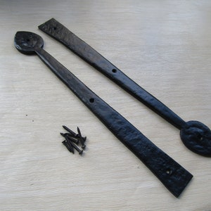 Rustic Iron Hinge Fronts False Hinge ARROW HEAD Vintage Gothic Tudor ...