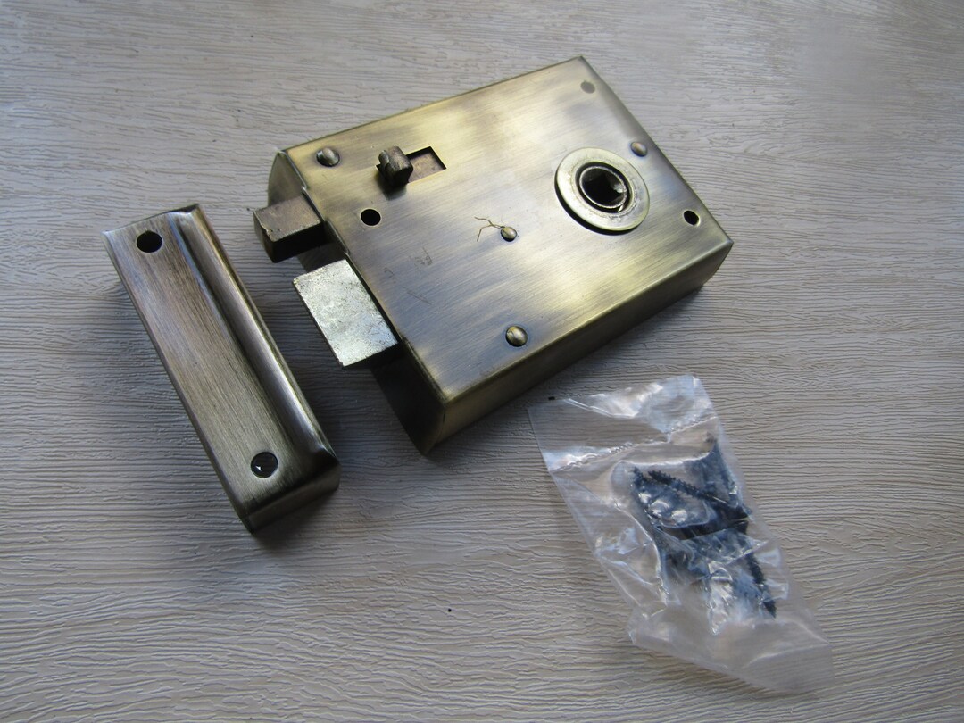 Traditional STEEL Retro Old English 1920s Victorian Style Rim Latch ...