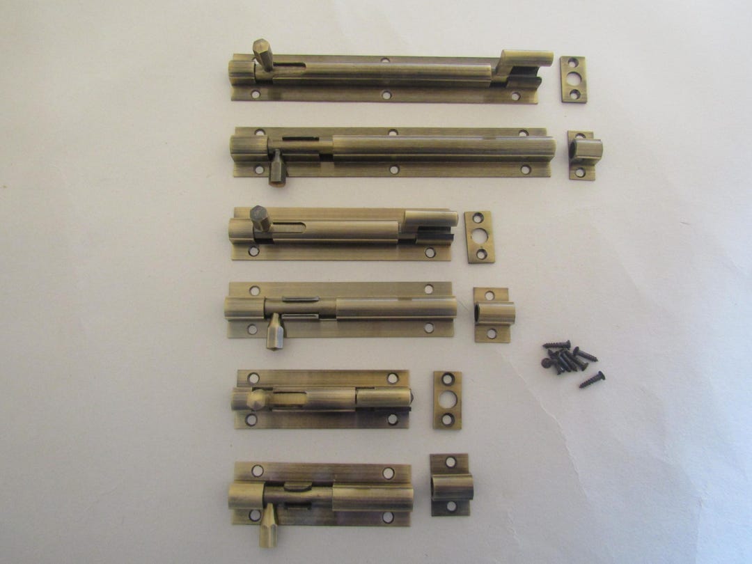 Door Bolt Slide/necked Cranked Bolt Bathroom Toilet Shed Door Lock ...