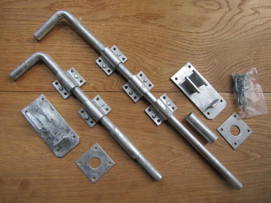 Gate Garage Drop Bolt Long Strong Heavy Duty Shed Barn Stable ...