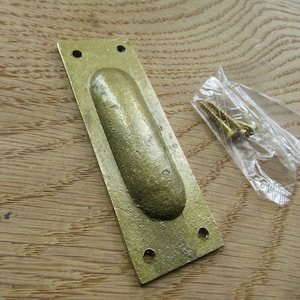 Solid Brass Recessed Inset Flush Handle Door Pull Handle Sliding Door ...