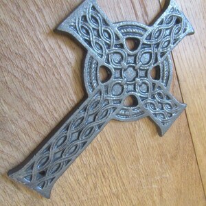 BASILICA Cast Iron Rustic Vintage Style Christian Christ Cross Crucifix ...