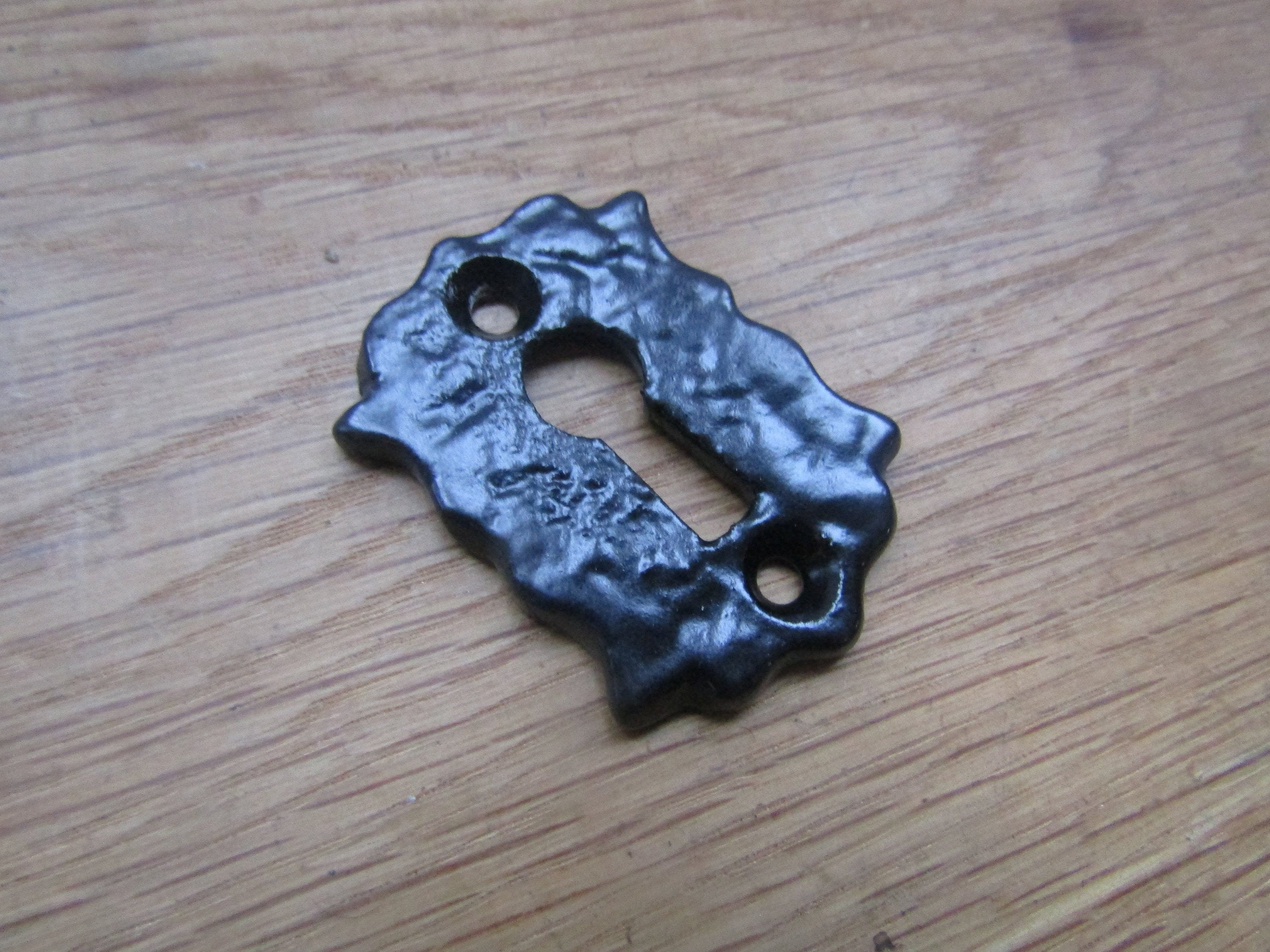 Cast Iron Black Antique KEYHOLE Cover Escutcheon Key Hole - Etsy