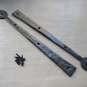 Rustic Iron Hinge Fronts False Hinge ARROW HEAD Vintage Gothic Tudor ...