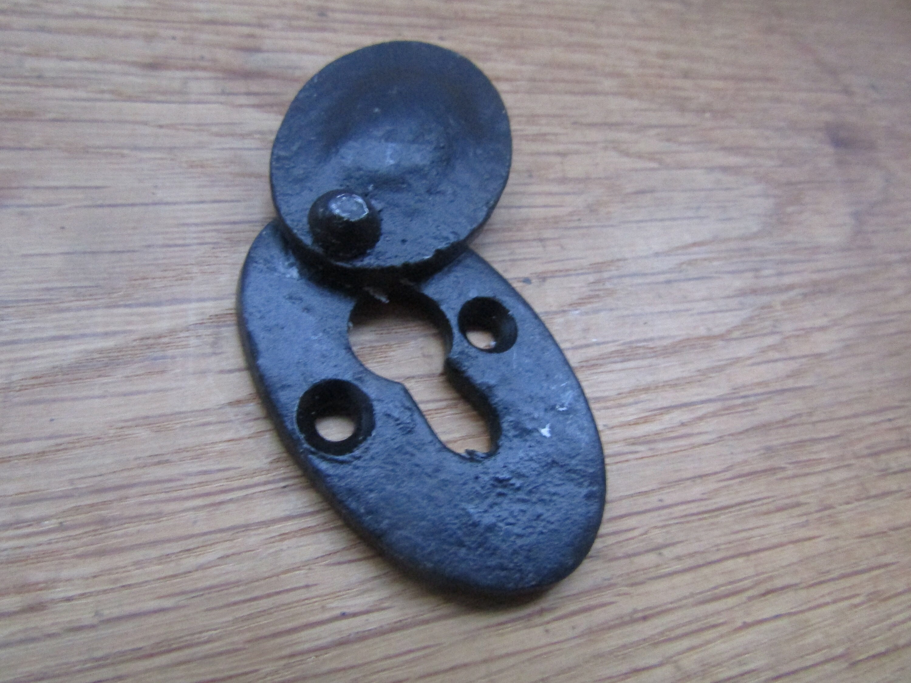 Cast Iron Black Antique KEYHOLE Cover Escutcheon Key Hole - Etsy