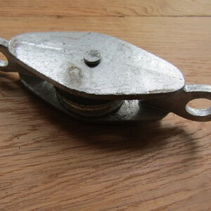 Cast Iron CORD CABLE PULLEY Single/double Eye Pulley Galvanised - Etsy
