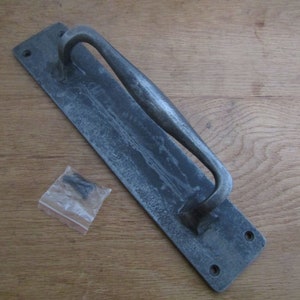 Heavy Door Pull Handle Cast Iron Rustic Vintage Country Cottage Barn ...