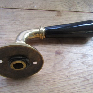 Pair of CERAMIC KENSINGTON Victorian LEVER on Rose Rustic Door Handles ...