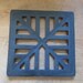 12" SQUARE Heavy Slanted Flat Cast Iron Gully Grid Driveway Drain Cover ...