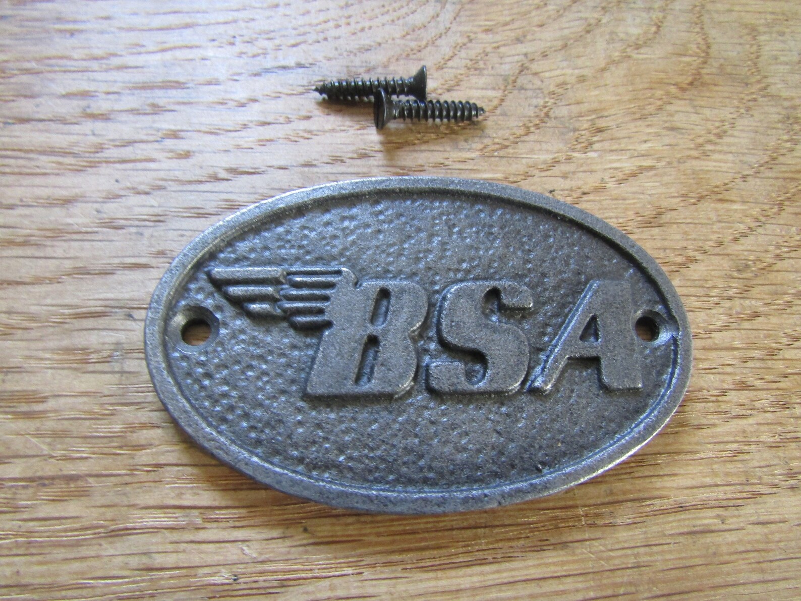 BSA Motorcycles Birmingham Small Arms Solid Cast Iron Vintage Rustic ...