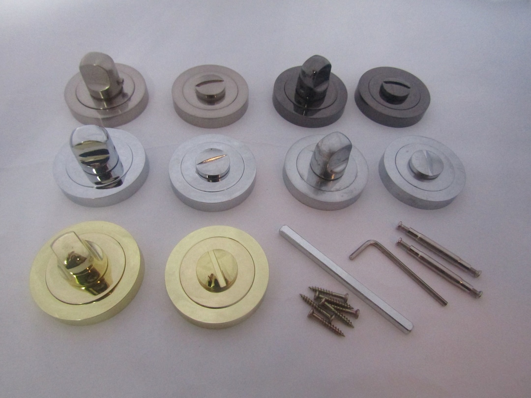 Bathroom Toilet Lavatory WC Door Lock Thumb Turn Indicator - Etsy