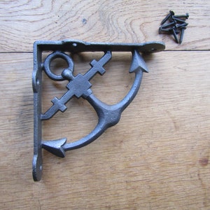 Rustic Iron Shelf Brackets Scaffold Victorian Old Vintage Retro ...