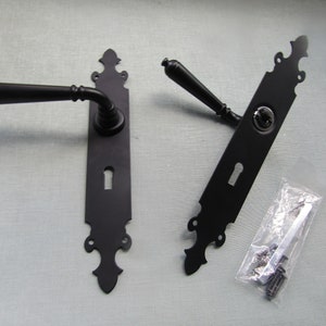 Rustic Metal Lever Door Handles Lever Lock/latch Mortice Door Handles ...