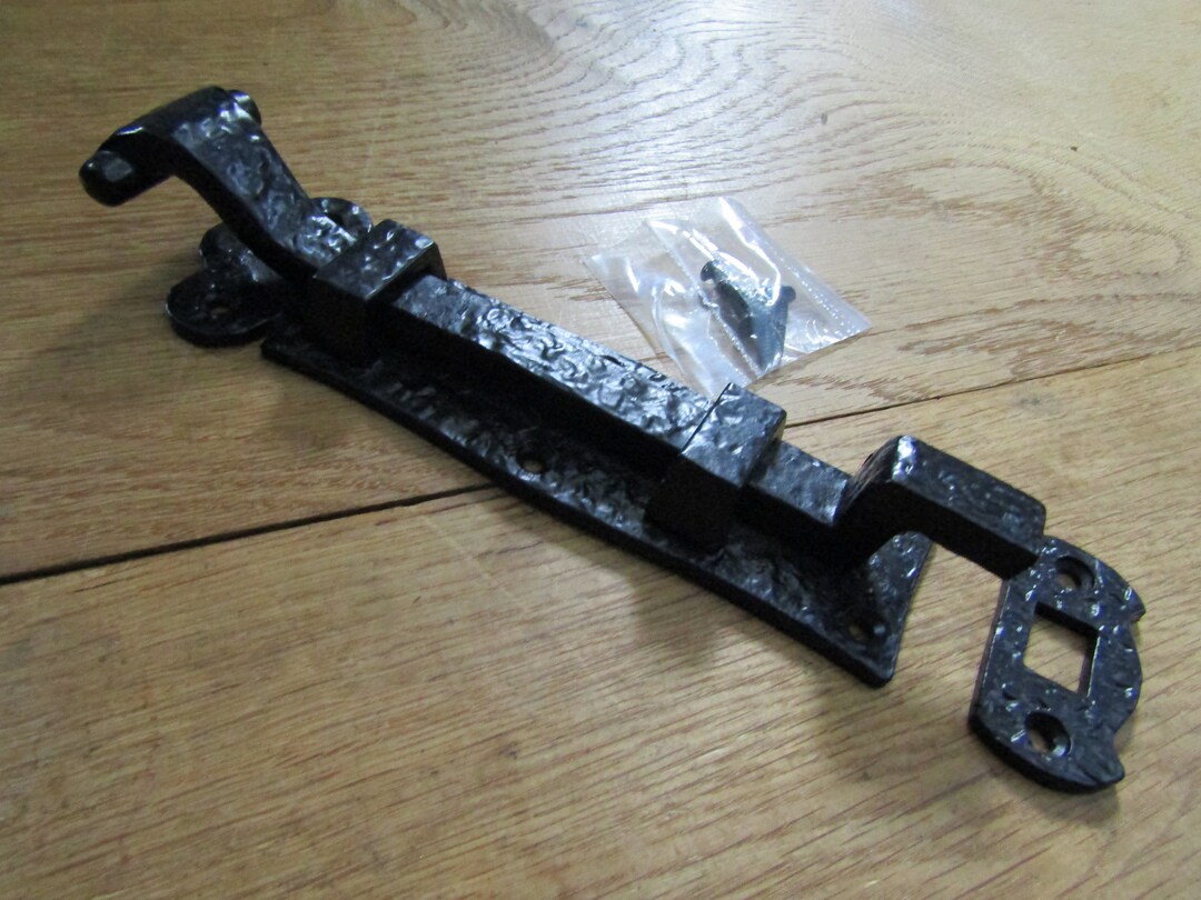 Rustic Iron Door Bolt OLDHILL Tower Bolt Traditional Tudor Gothic ...
